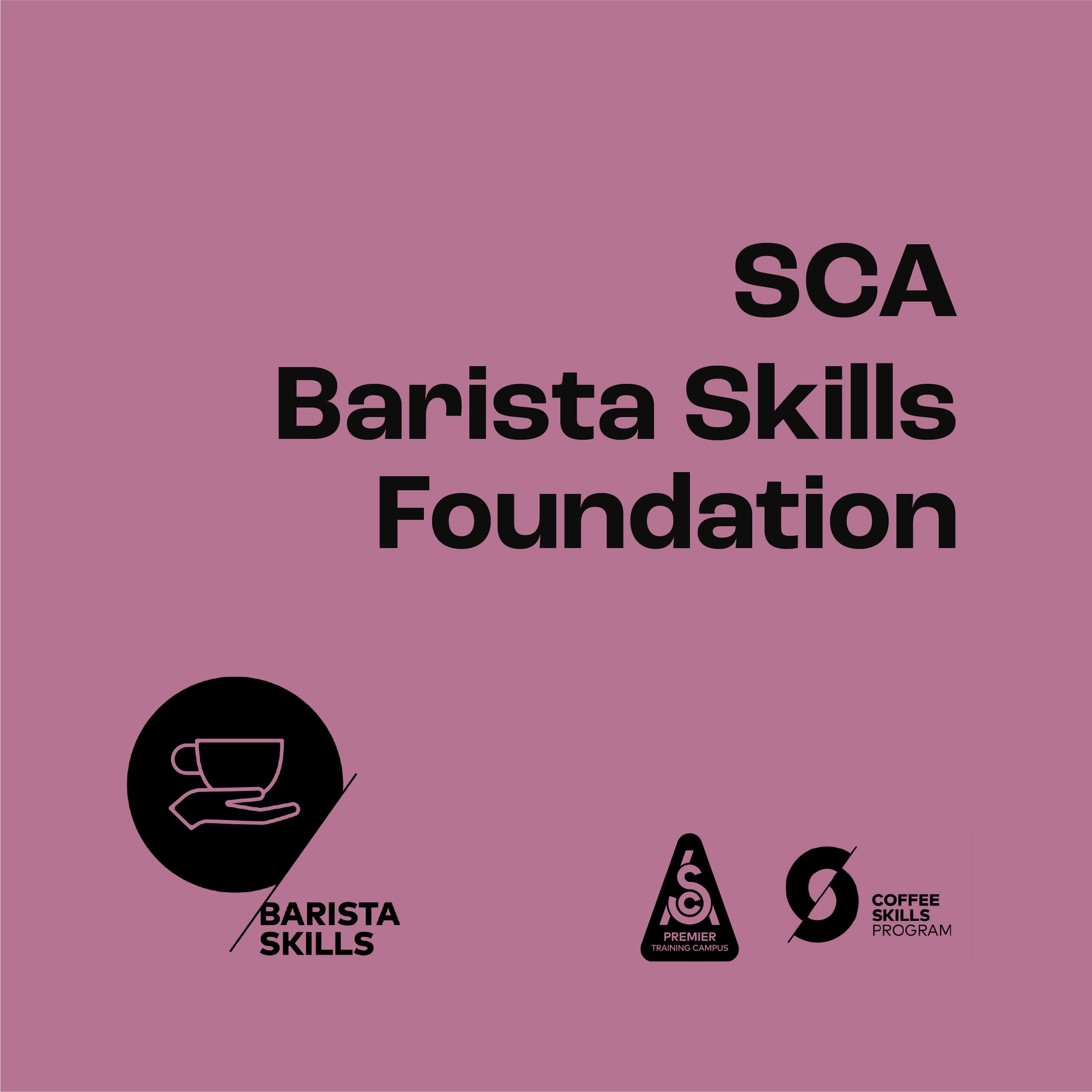 SCA Barista Skills - Foundation | Coffee Training | beantale coffee